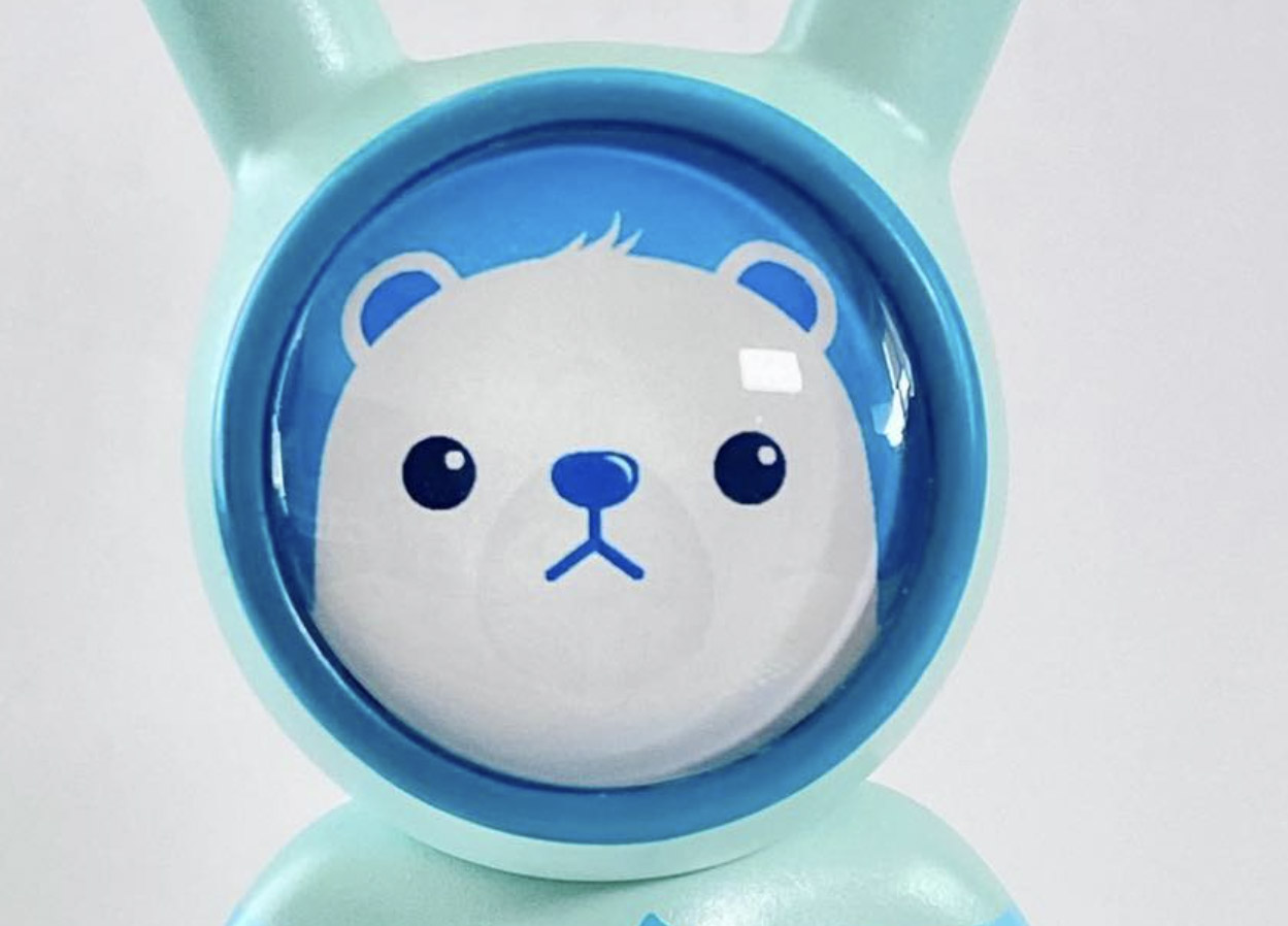Polar Bear Space Rabbit - Space Rabbit Studio